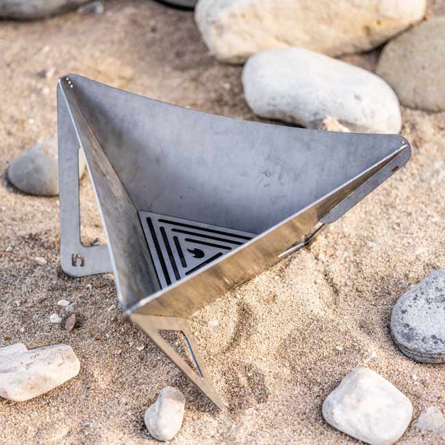 Delta Fire Pit (small) Small Portable Fire Pit UK - Arada Stoves